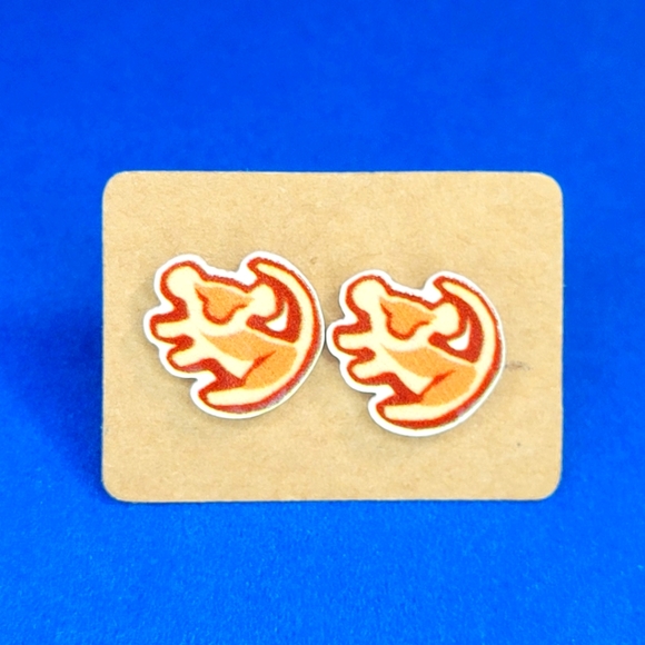 Jewelry | Simba Drawing Symbol Stud Earrings | Poshmark